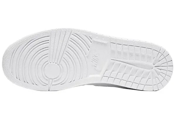 JORDAN 1 Retro Mid Sneakers - White/white