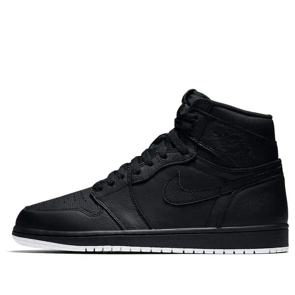 JORDAN 1 Retro High Og Perforated Sneakers - Black/white
