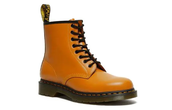 Dr. Martens 1460 Smooth Leather Lace-up Boots - Orange