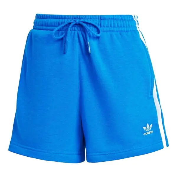 Adidas 3-stripes French Terry Shorts - Blue