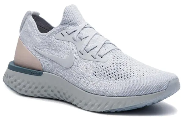 Nike Epic React Flyknit Sneakers - Grey/green