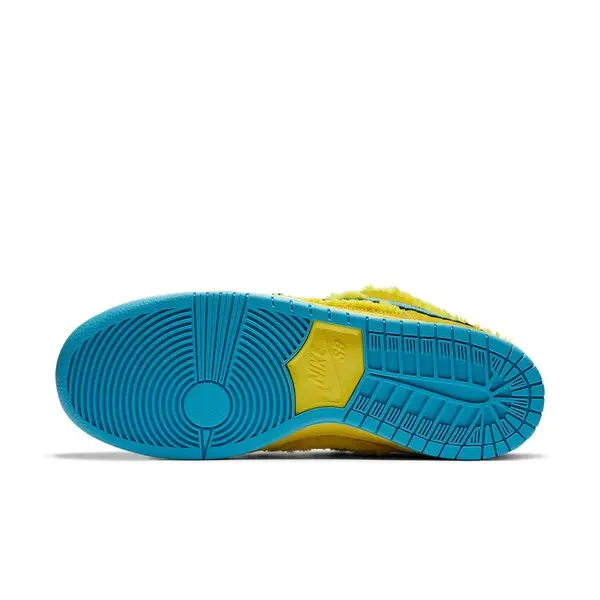 Nike X Grateful Dead Sb Dunk Low Sneakers - Yellow/blue