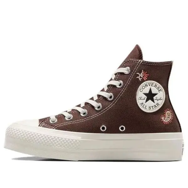 CONVERSE Chuck Taylor All Star Lift 'crafted Evolution' High Top Sneakers - Brown