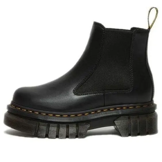 Dr. Martens Audrick Nappa Leather Platform Chelsea Boots - Black