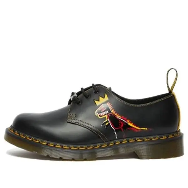 Dr. Martens Jean-michel Basquiat X 1461 'pez Dispenser' Lace Up Shoes - Black