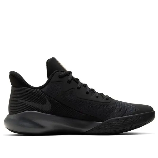 Nike Precision 4 Metallic Gold Basketball Sneakers - Black