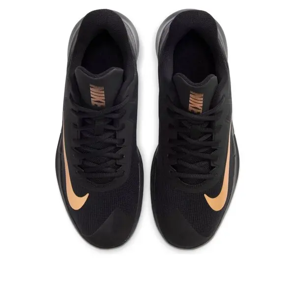 Nike Precision 4 Metallic Gold Basketball Sneakers - Black