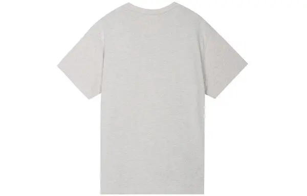 Nike Solid Color Embroidered Small Label Round Neck Casual Loose Short Sleeve Light Bone T-shirt - Multi-color