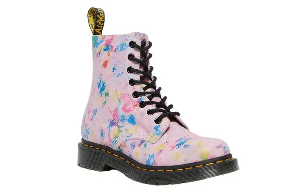 Dr. Martens 1460 Pascal Rainbow Suede Lace Up Boots