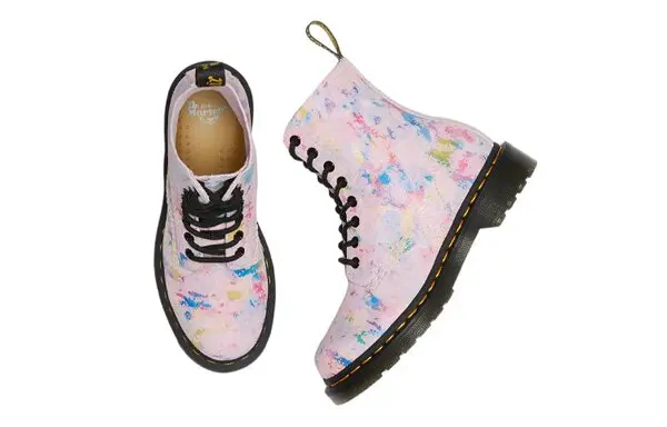 Dr. Martens 1460 Pascal Rainbow Suede Lace Up Boots
