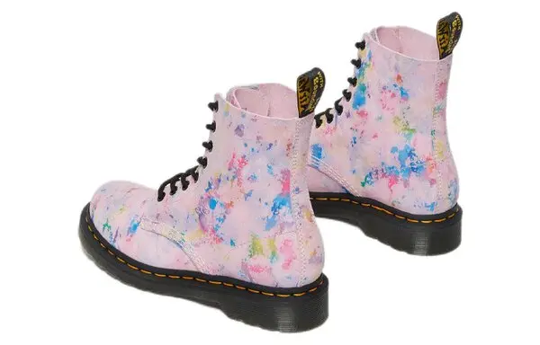 Dr. Martens 1460 Pascal Rainbow Suede Lace Up Boots