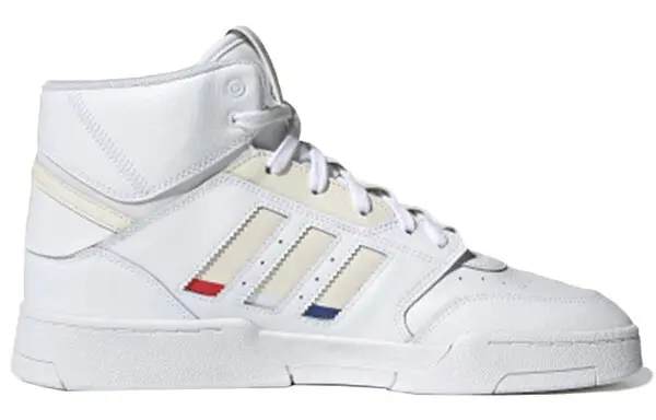 Adidas Drop Step Xlt High Top Sneakers - White/blue/red
