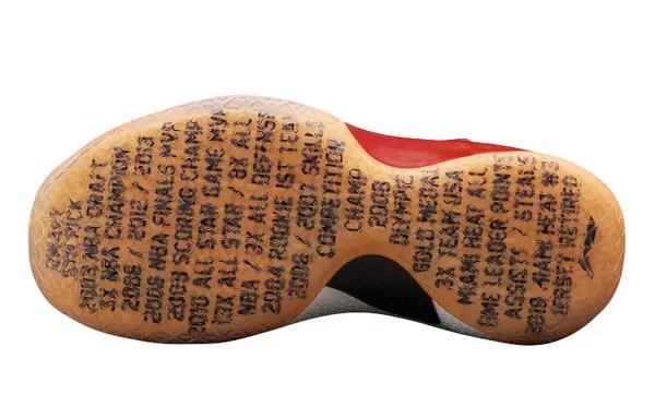 LI-NING Way Of Wade "retirement Miami Heats Home" Sneakers - Red/black/yellow