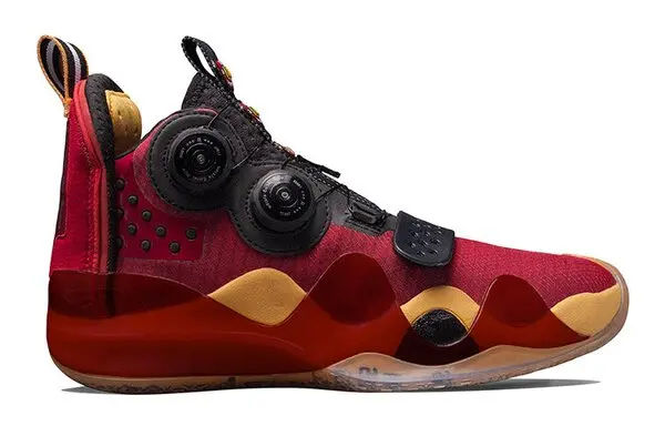 LI-NING Way Of Wade "retirement Miami Heats Home" Sneakers - Red/black/yellow