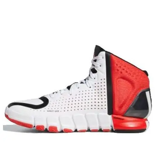 Adidas D Rose 4 Geek Up High Top Sneakers - Black/white/red