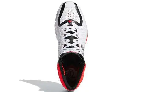Adidas D Rose 4 Geek Up High Top Sneakers - Black/white/red