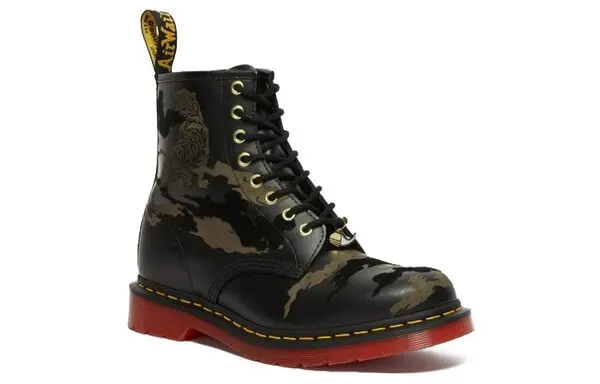 Dr. Martens 1460 Year Of The Tiger Combat Boots - Black