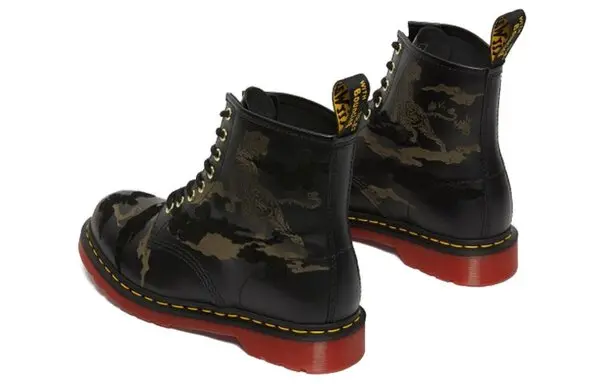 Dr. Martens 1460 Year Of The Tiger Combat Boots - Black