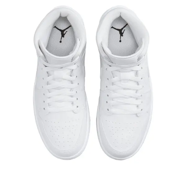 JORDAN 1 Mid "triple " Sneakers - White