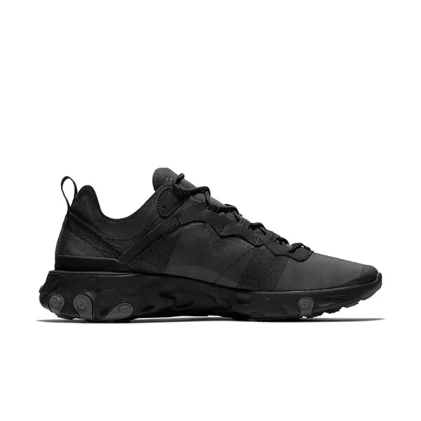 Nike React Element 55 Triple Sneakers - Black