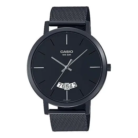 Casio Analog Watch With Water Resistance - Black