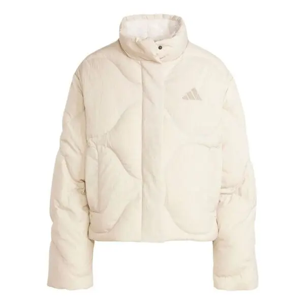 Adidas Quilted Down Jacket - Beige