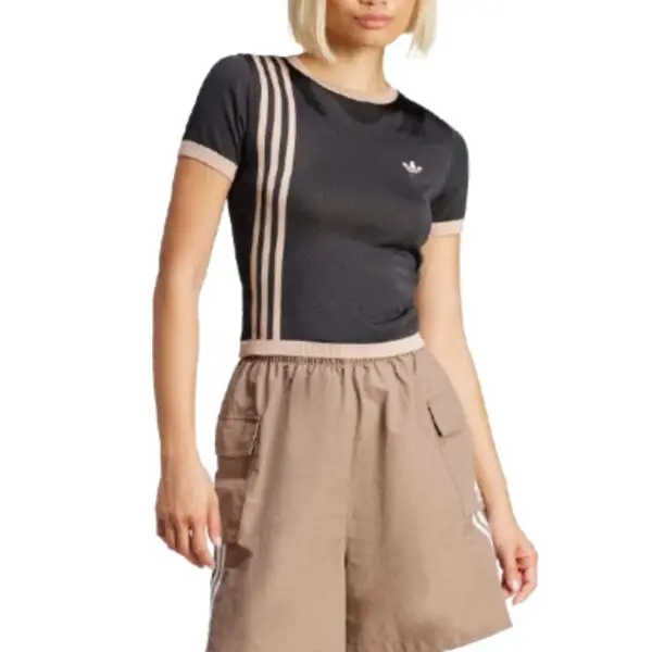 Adidas Knitted 3-stripes Short Sleeve T-shirt