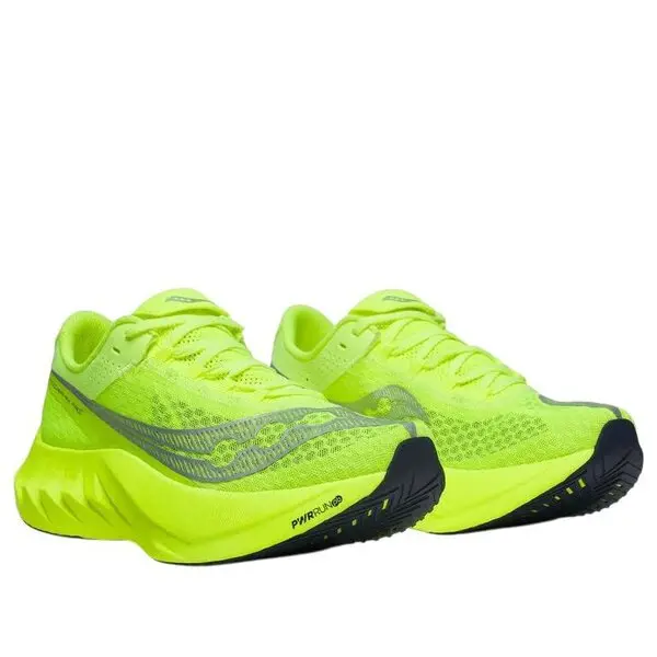 Saucony Endorphin Pro 4 Athletic Sneakers - Citron/silver