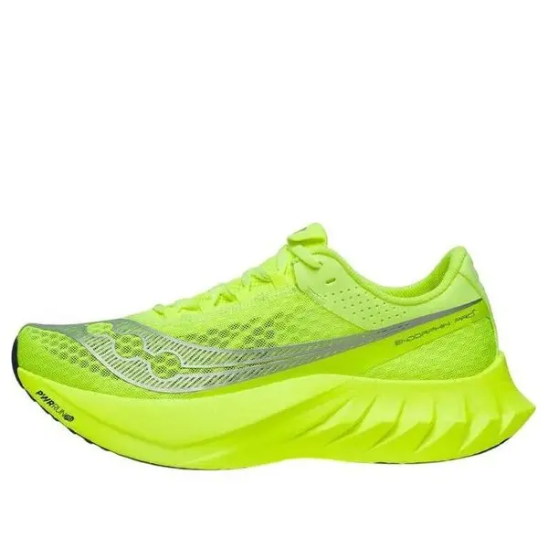 Saucony Endorphin Pro 4 Athletic Sneakers - Citron/silver