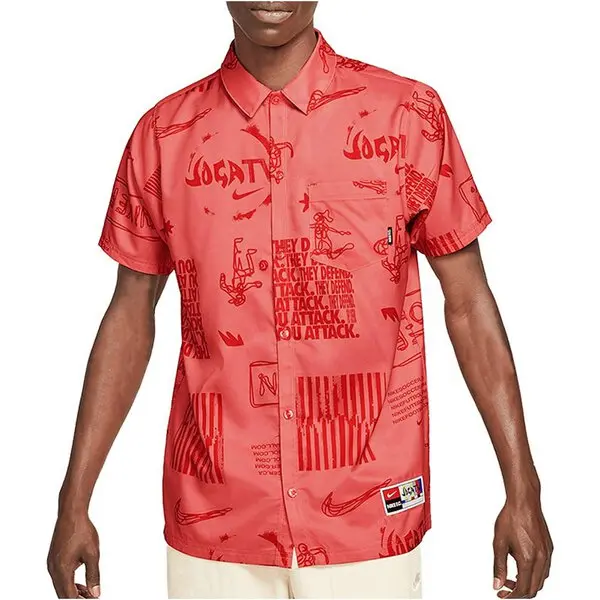 Nike Soccer Polo Shirt 'red