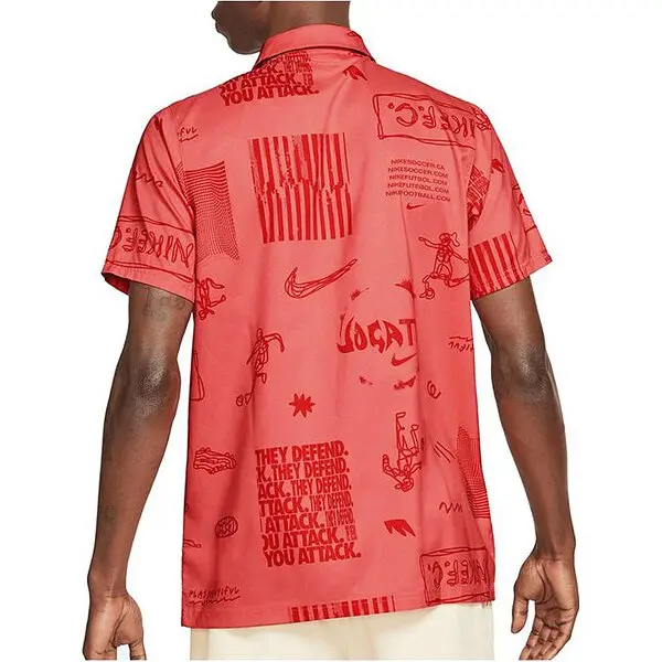 Nike Soccer Polo Shirt 'red