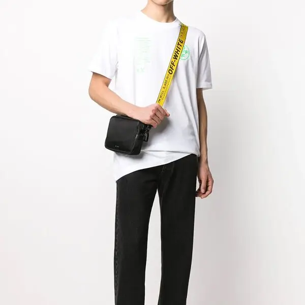 Off-White Fluorescence Alphabet Printing Short Sleeve - White