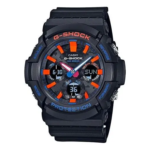 Casio G-shock Analog-digital Watch - Blueorange