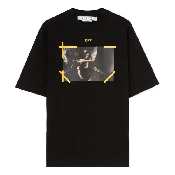 Off-White Diag Arrow Caravaggio Mercy Skate Tee - Black