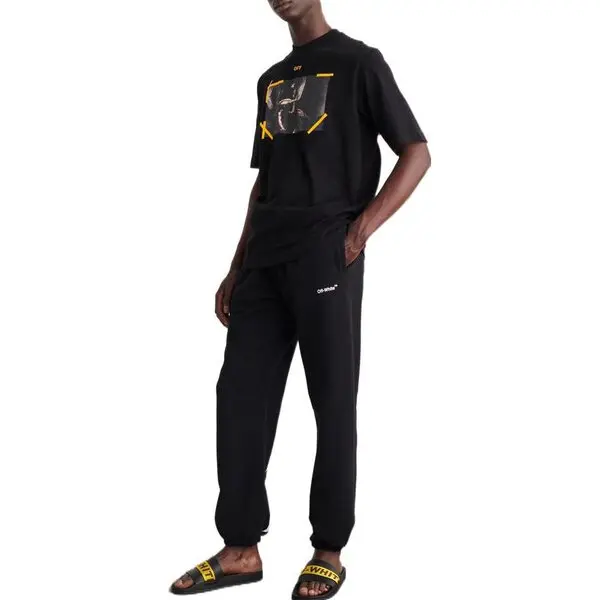 Off-White Diag Arrow Caravaggio Mercy Skate T-shirt - Black