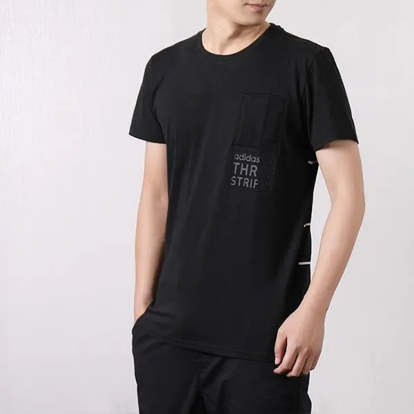 Adidas Neo Cs Pocket Tee Casual Breathable Round Neck Short Sleeve