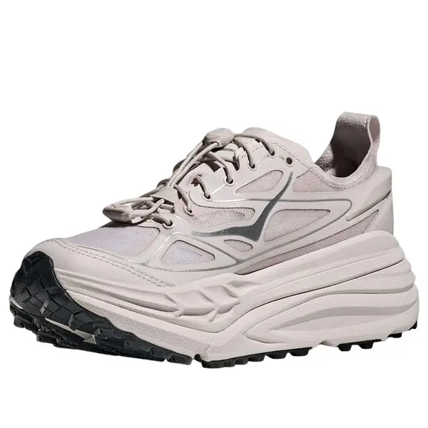 Hoka One One Stinson Atr Trail Running Shoes - Grout Silver