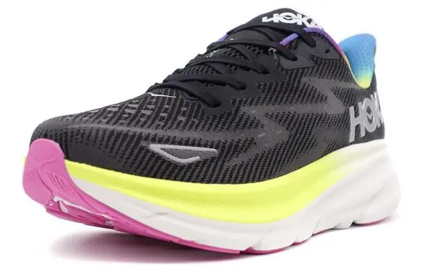 Hoka One One Clifton 9 Athletic Sneakers - Black All Aboard/multi-color