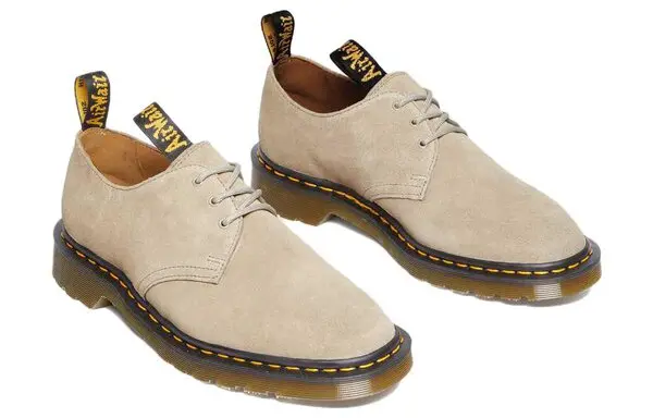 Dr. Martens X Engineered Garments 1461 Suede Lace Up Oxford Shoes - Milkshake Suede