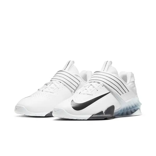 Nike Savaleos Low Top Athletic Sneakers - White Black