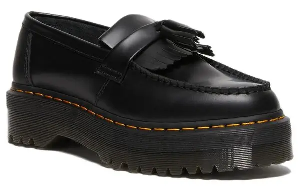Dr. Martens Adrian Platform Tassel Loafers - Black