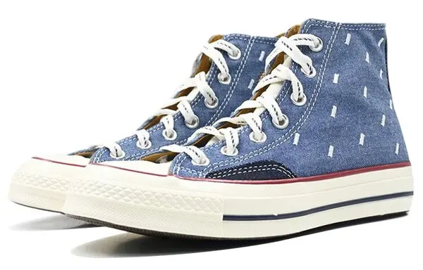 CONVERSE Chuck 70 Hi Indigo Boro Sneakers - Light Blue
