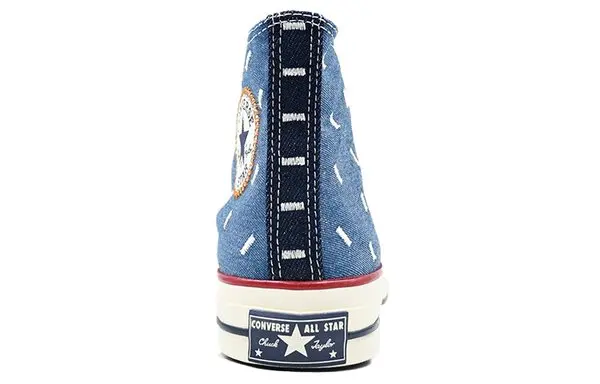 CONVERSE Chuck 70 Hi Indigo Boro Sneakers - Light Blue