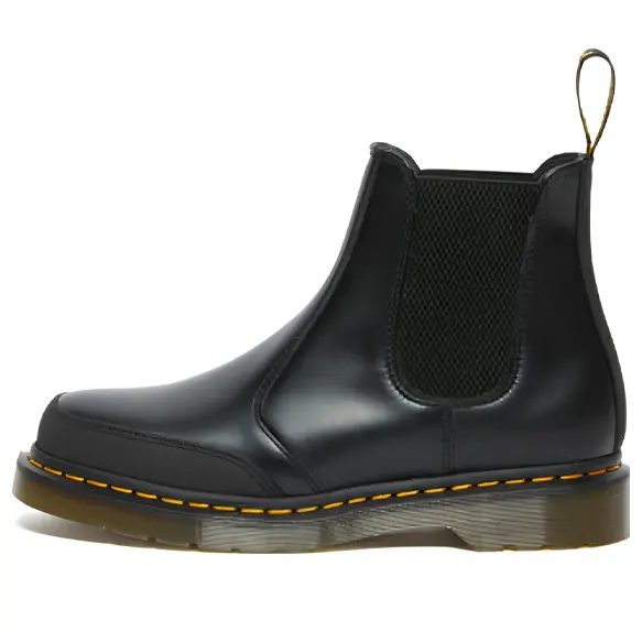 Dr. Martens 2976 Guard Panel Leather Chelsea Boots - Black