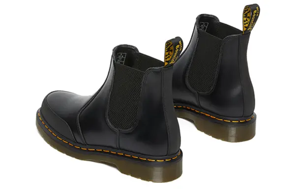 Dr. Martens 2976 Guard Panel Leather Chelsea Boots - Black