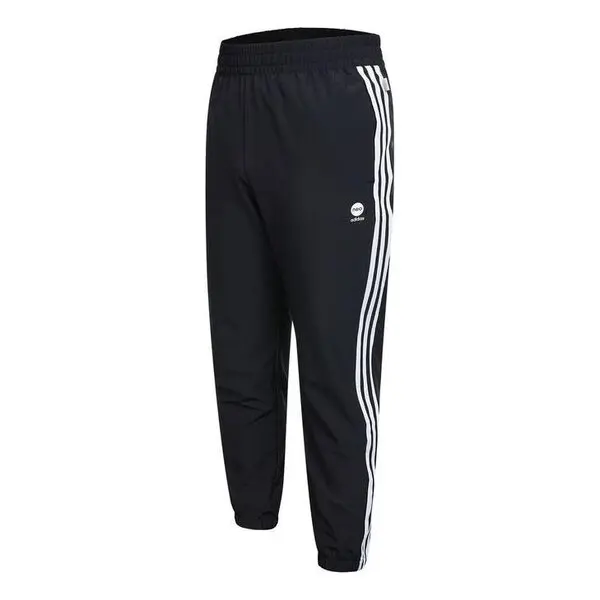Adidas Neo Side Stripe Casual Sports Pants/trousers/joggers Black - Multi-color