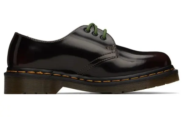 Dr. Martens X The Clash 1461 Leather Lace Up Shoes - Cherry Red