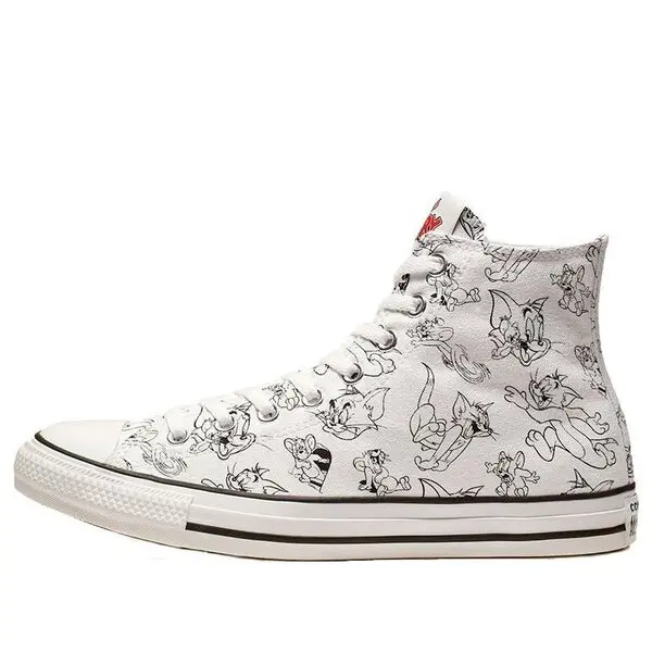 CONVERSE X Tom And Jerry Chuck Taylor All Star High Top Sneakers - White