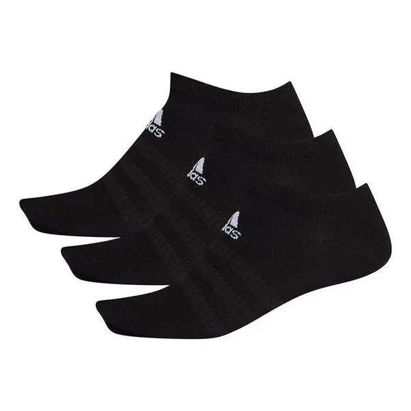 Adidas Light Low Training Sports Socks 3 Pair Pack - Black