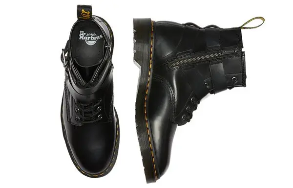 Dr. Martens Cristofor Leather Harness Lace Up Boots